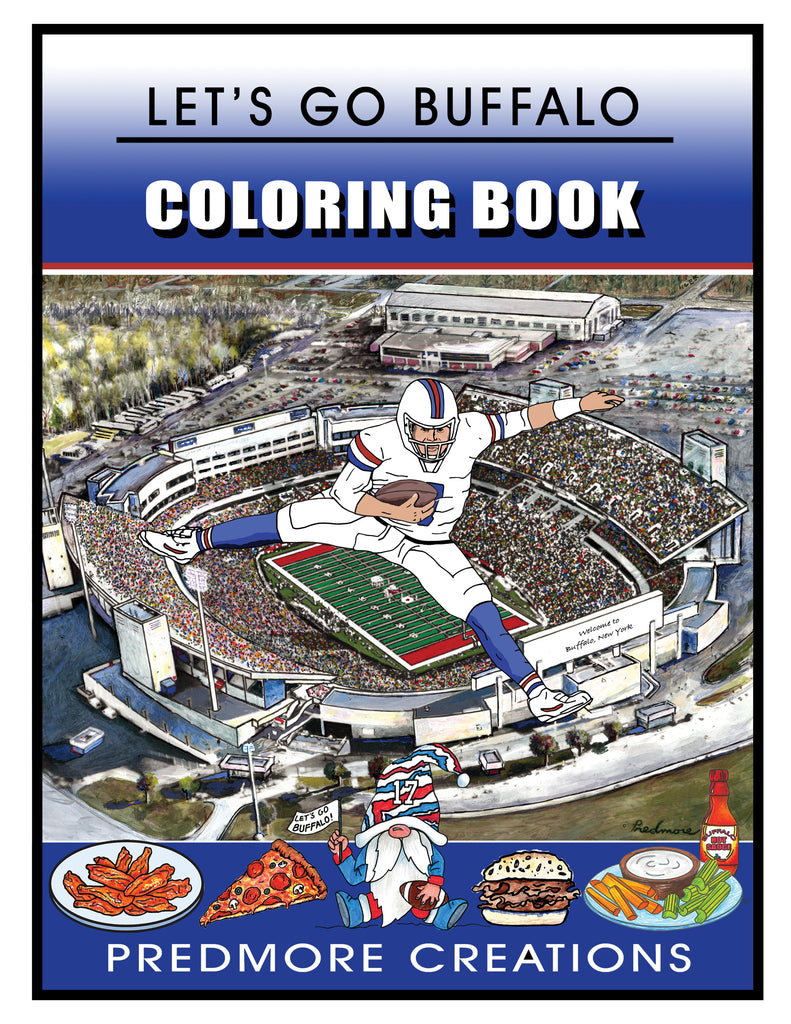 Let's Go Buffalo Coloring Book