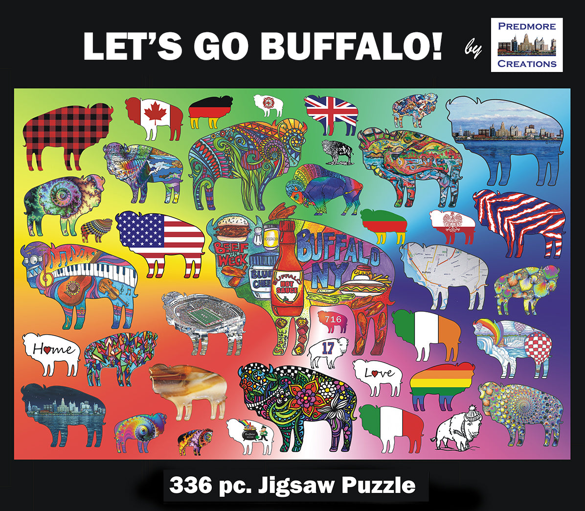 Let's go Buffalo! - Buffalo Themed Puzzle from Buffalo, New York