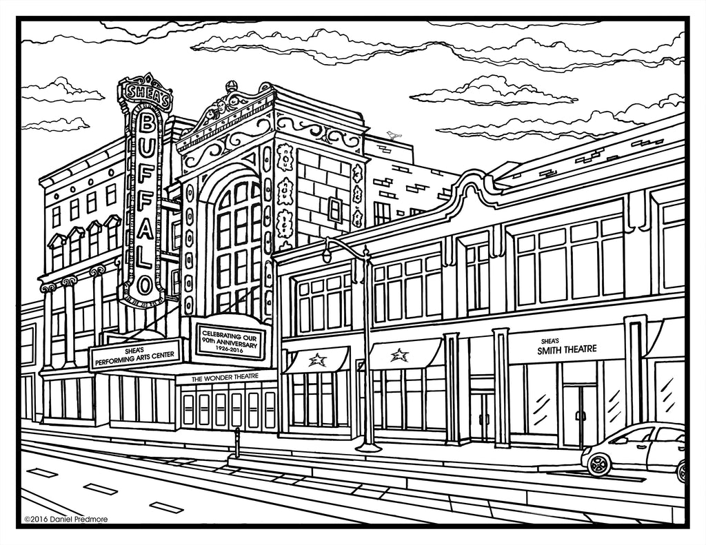 buffalo coloring book